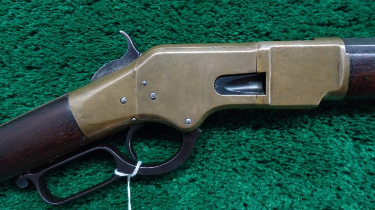 W8749 FIRST MODEL WINCHESTER 1866 FLAT SIDE CARBINE [A] - Merz Antique ...