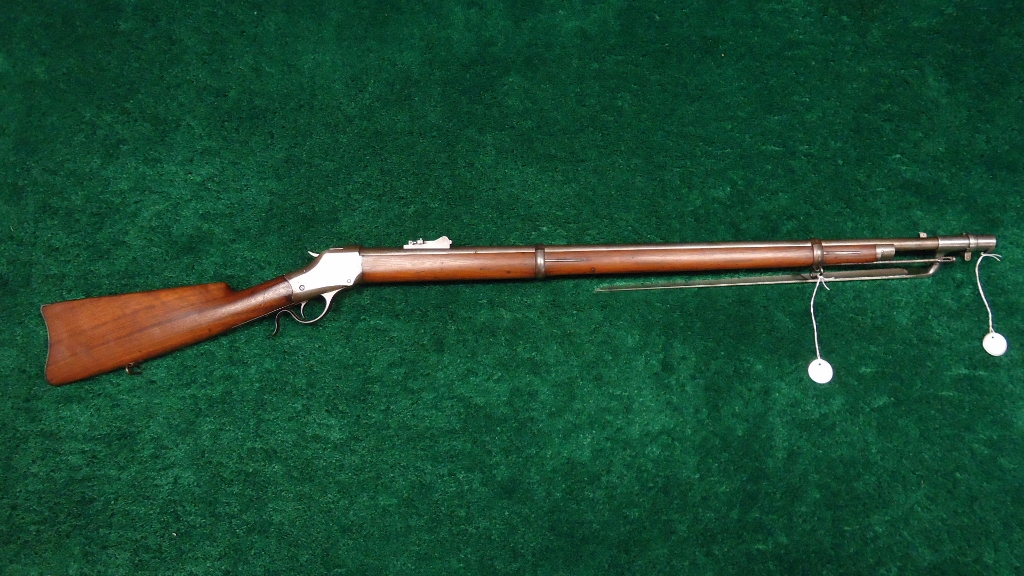 W1573 VERY RARE CALIBER WINCHESTER HIGH WALL MUSKET - Merz Antique Firearms