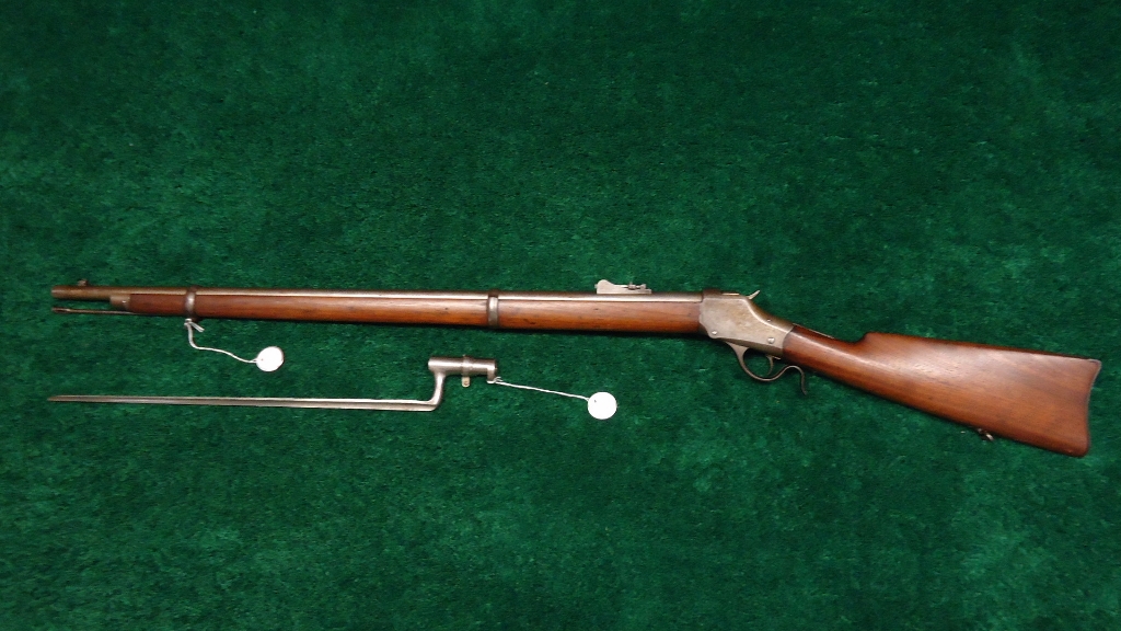 W1573 VERY RARE CALIBER WINCHESTER HIGH WALL MUSKET - Merz Antique Firearms