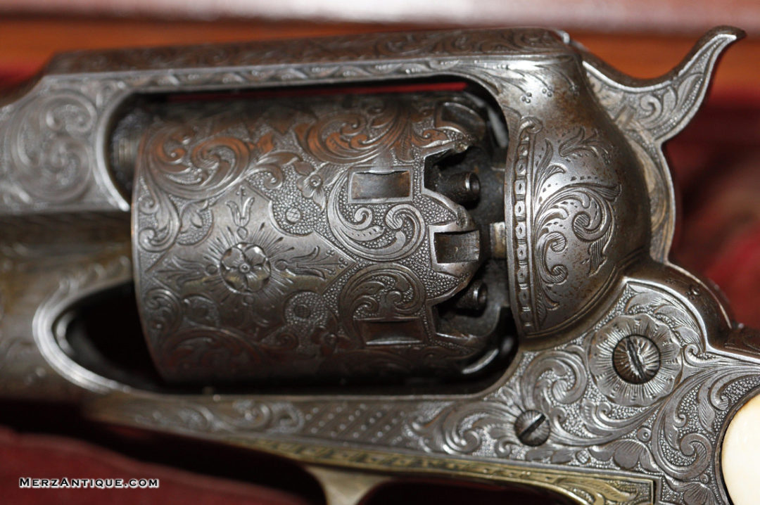 R7777 FINEST DOUBLE CASED SET OF REMINGTON NEW MODEL ARMY PERCUSSION ...